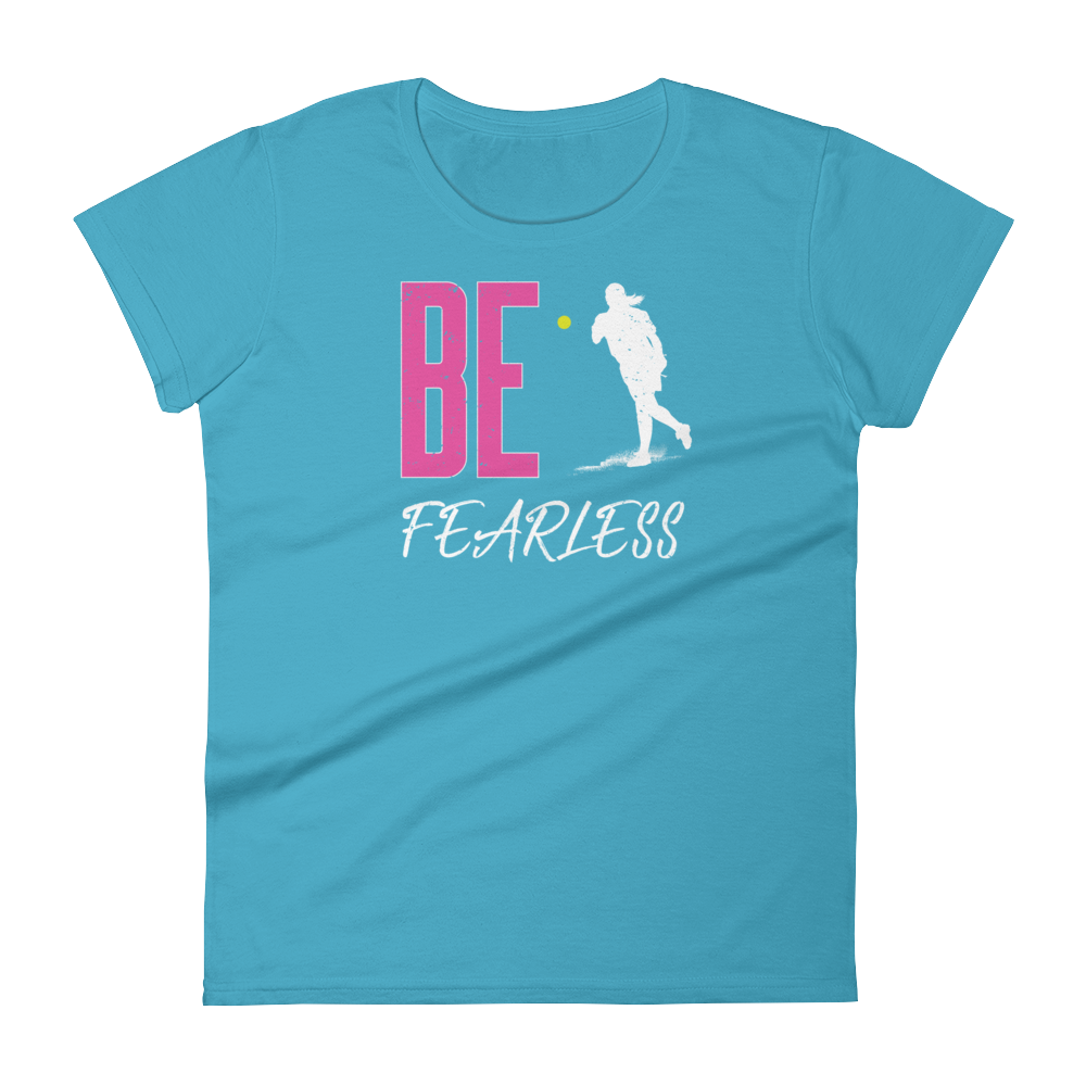 BE Fearless Fast Pitch Softball Pitchers Women's T-Shirt – Line Drive ...